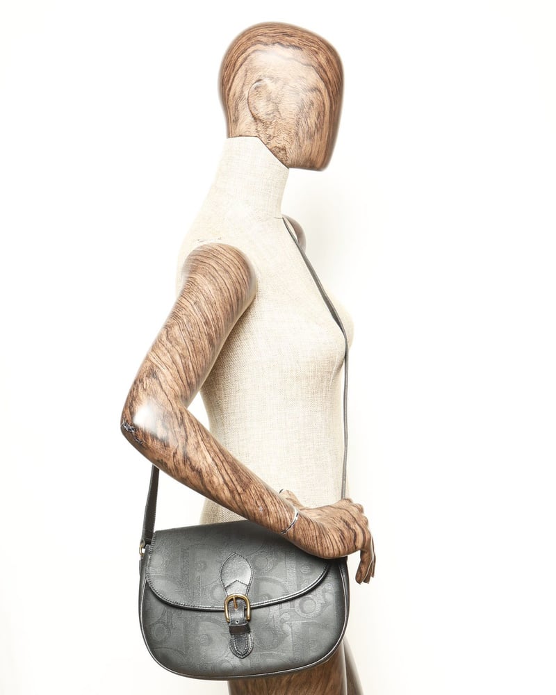 Vintage Christian Dior Logo Monogram Shoulder Bag - 849-43771