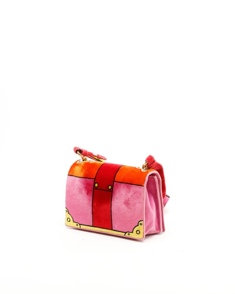 Vintage Prada Cahier Velvet Bag - 849-43442