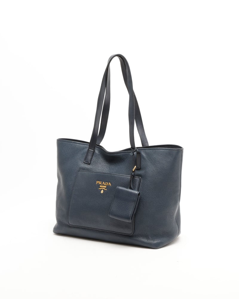 Vintage Prada Vitello Daino Tote Bag - 847-20051