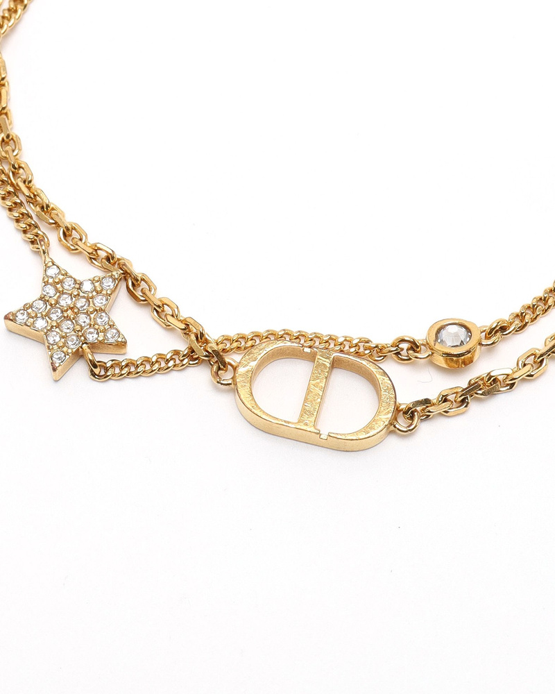 Vintage Christian Dior Petit CD Double Bracelet - 846-45371