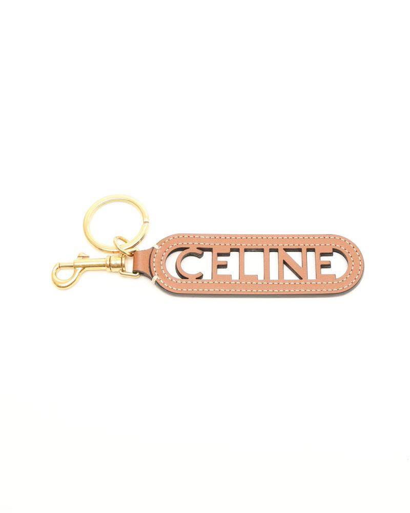 Vintage Céline Perforated Key Ring Charm - K260114318716