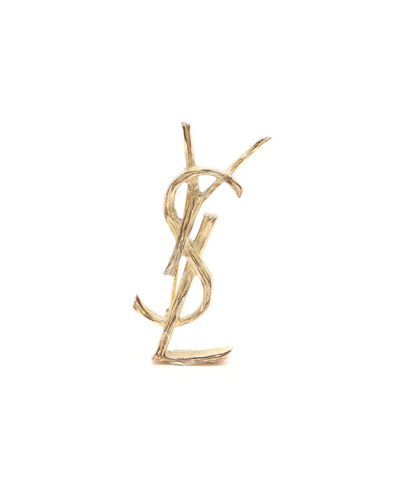 Vintage Saint Laurent YSL Opyum Logo Brooch - K260114318773