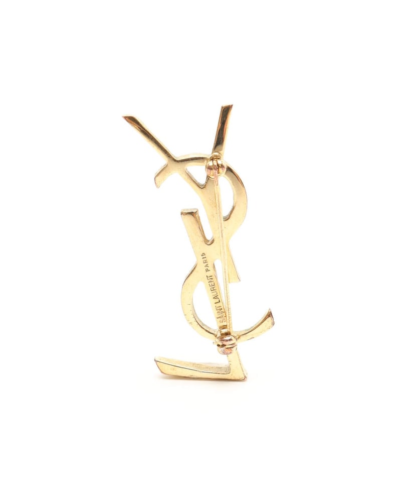 Vintage Saint Laurent YSL Opyum Logo Brooch - K260114318773