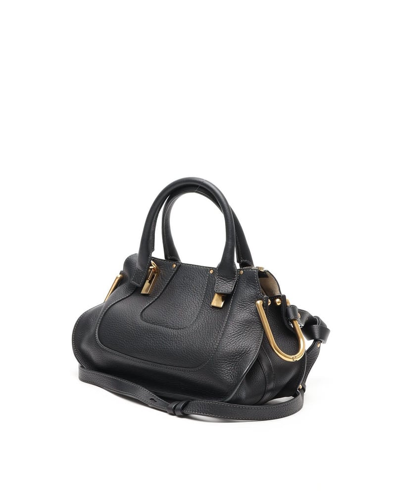 Vintage Chloé Hayley Bag - 852-21255 | Luxury Black Leather - A Retro Tale