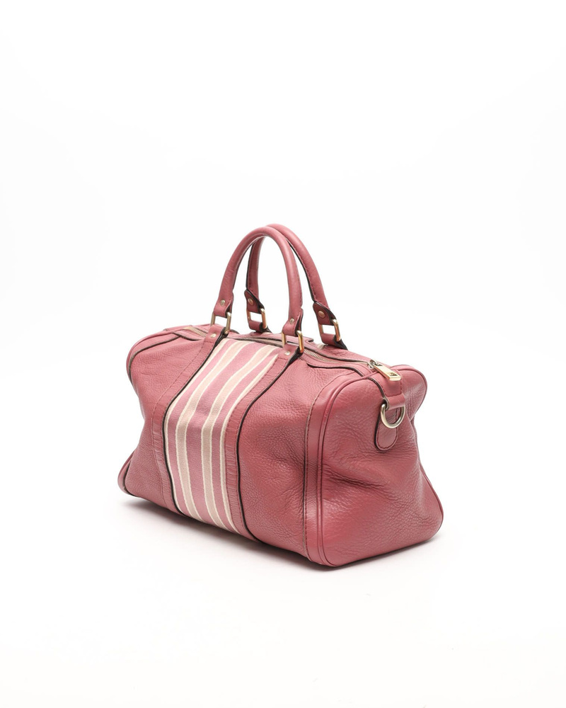 Vintage Gucci Web Joy Boston Bag - 2250007373029