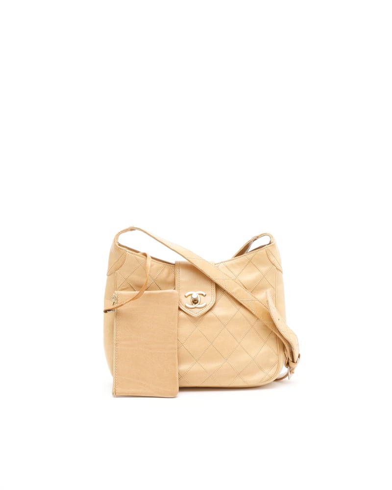 Vintage Chanel CC Quilted Shoulder Bag - 856-21142