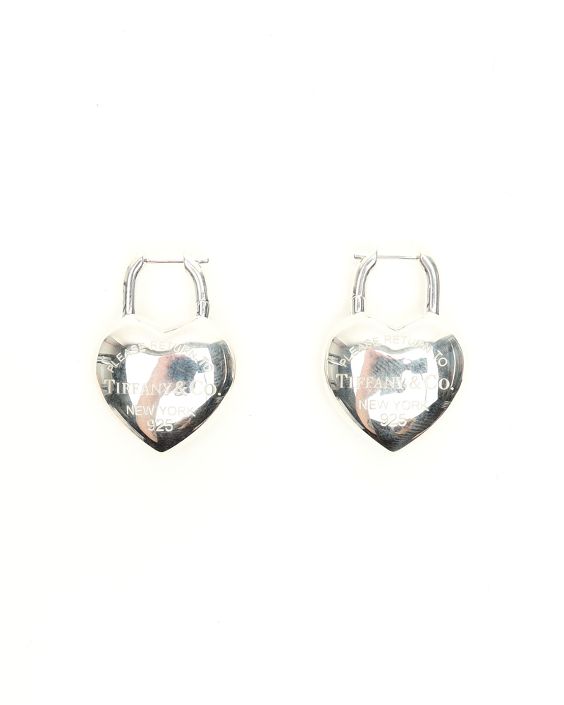 Vintage Tiffany & Co Return to Tiffany Full Heart Earrings - 2260001352784