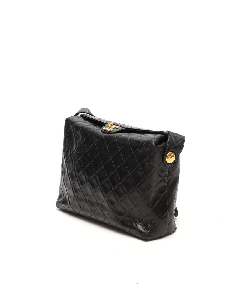 Vintage Chanel CC Quilted Turnlock Bag - 860-31378 - A Retro Tale