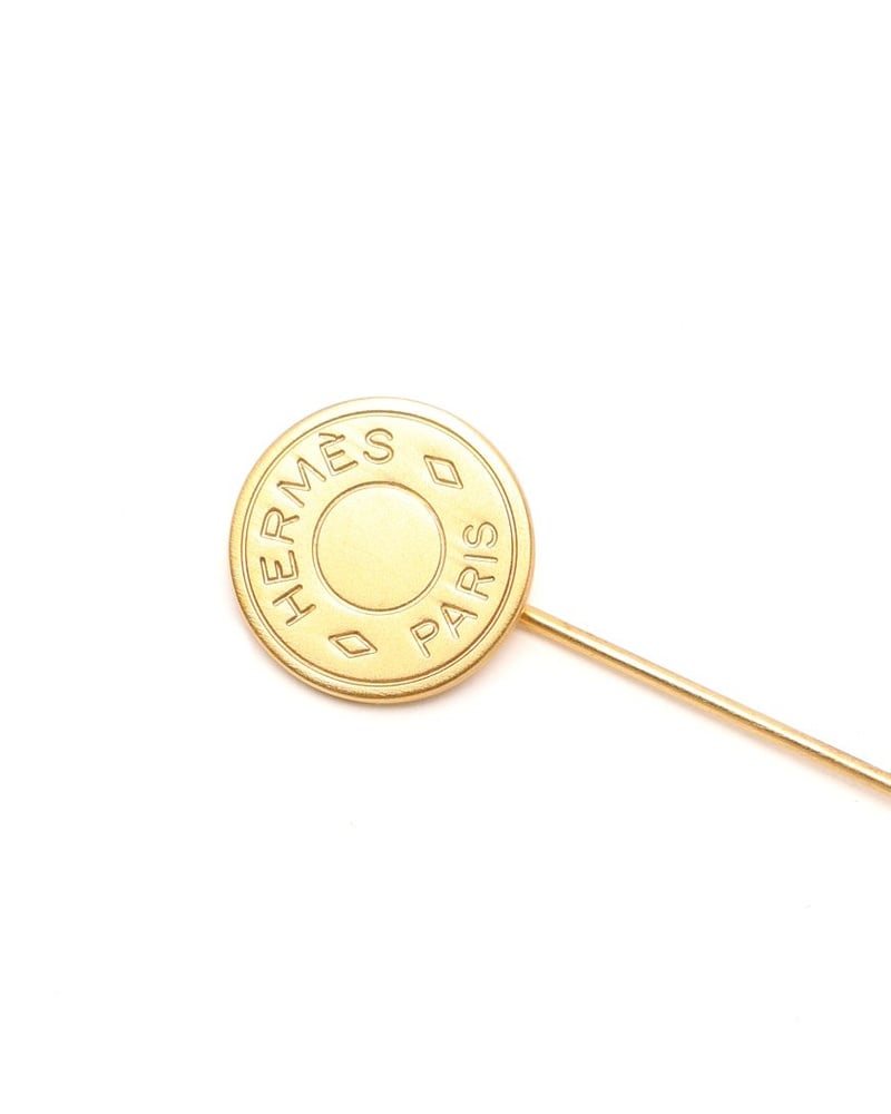 Vintage Hermès Clou de Selle Pin Brooch - 2260002633684