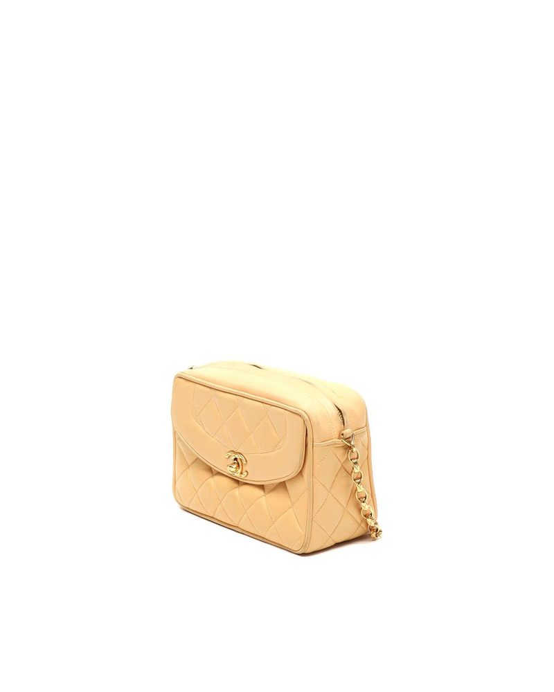 Vintage Chanel CC Quilted Tassel Camera Bag - 857-29293