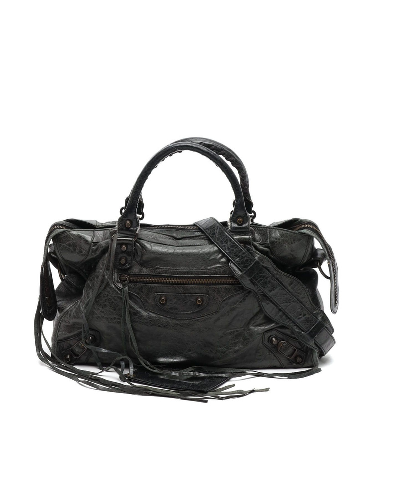 Vintage Balenciaga Classic City Motorcross Shoulder Bag - 866-22353