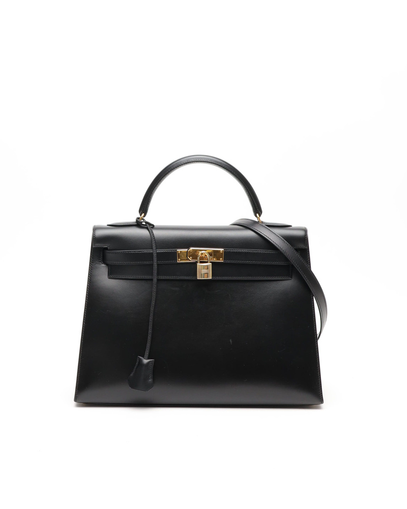 Vintage Hermès Kelly Box 32 Sellier Väska - A Retro Tale