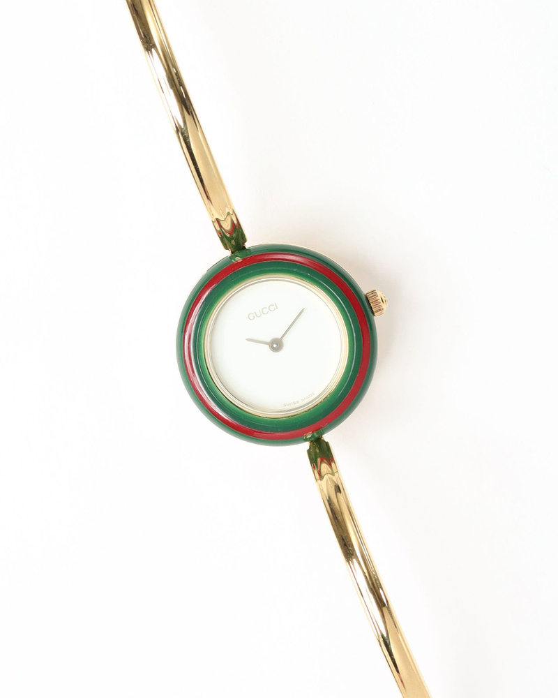 Vintage Gucci Change Bezel 26mm Ref 11/12.2 Full Set Watch - A Retro Tale