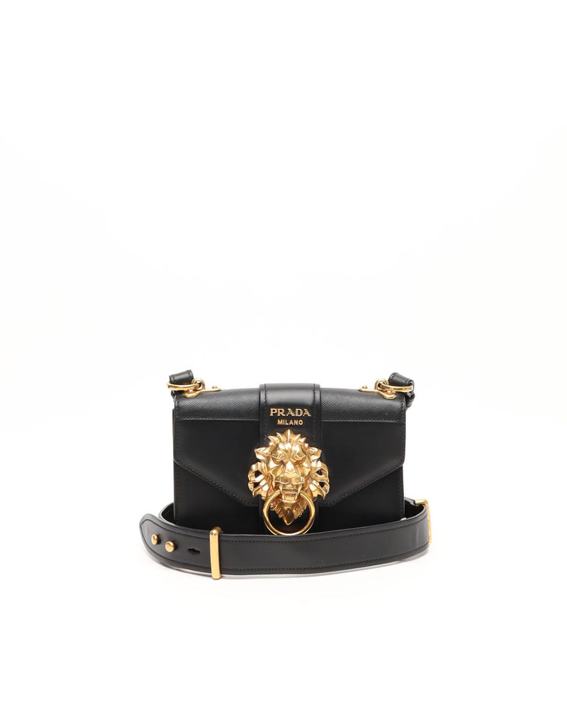 Vintage Prada Cahier Lion Head Limited Edition Bag - A Retro Tale