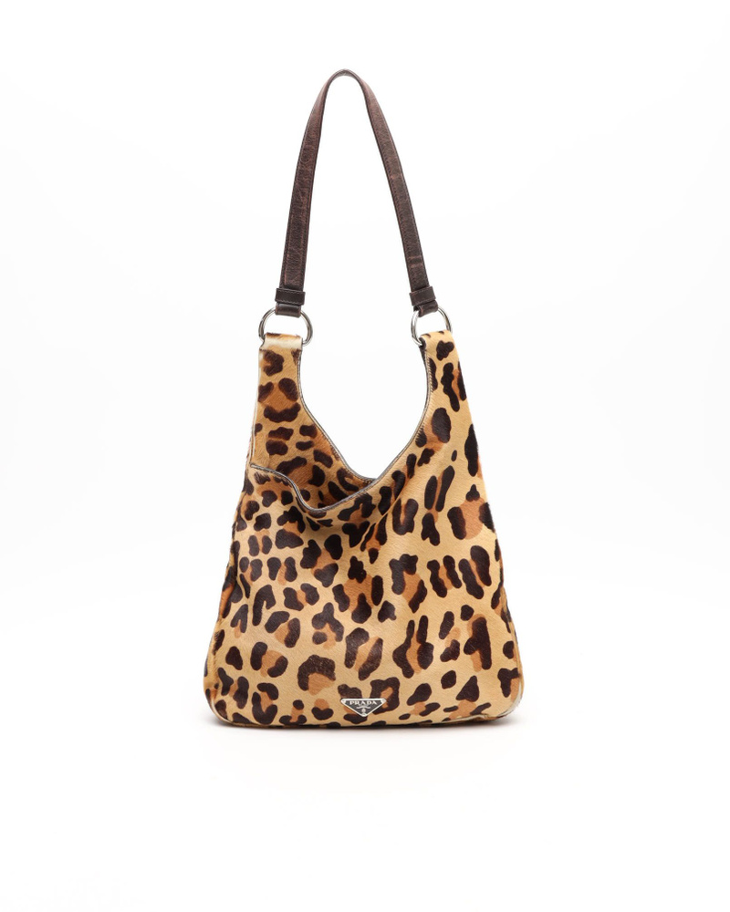 Vintage Prada Leopard Shoulder Bag - A Retro Tale