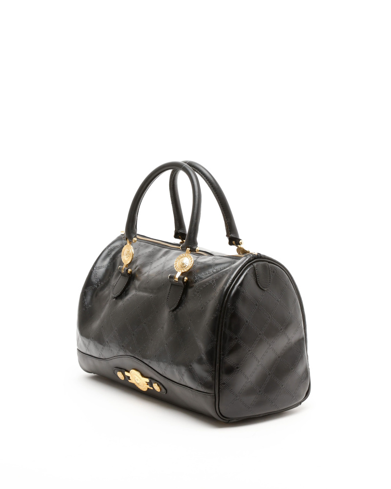 Vintage VERSACE Boston Bag - A Retro Tale