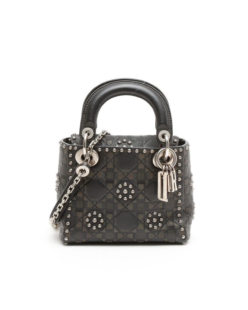 Vintage Christian Dior Mini Stud Lady Dior Bag - A Retro Tale - 838-19489
