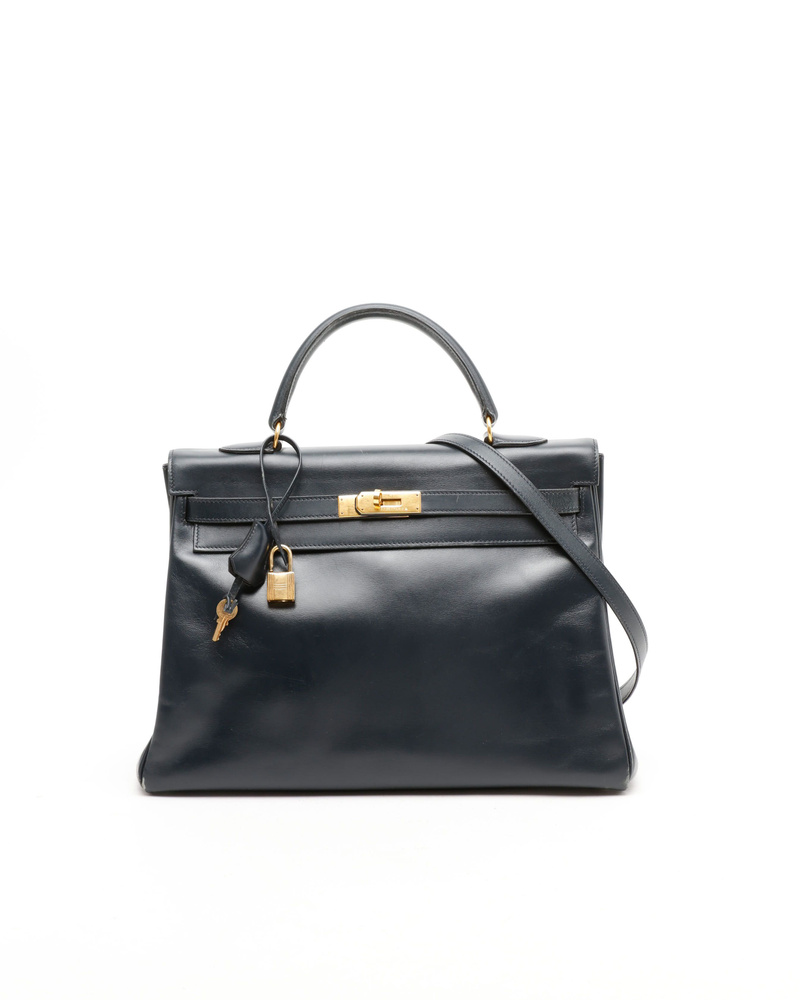 Vintage Hermès Kelly 35 Box Retourne Bag - 841-41431