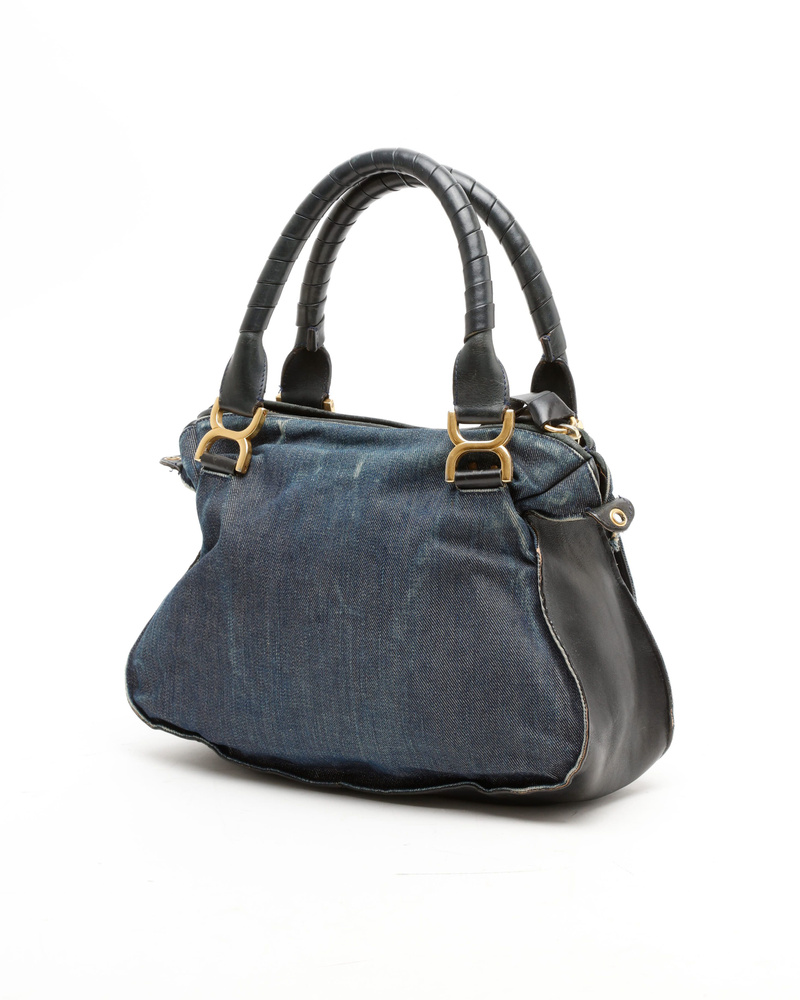 Vintage Chloé Medium Denim Marcie Bag - 2250006275423