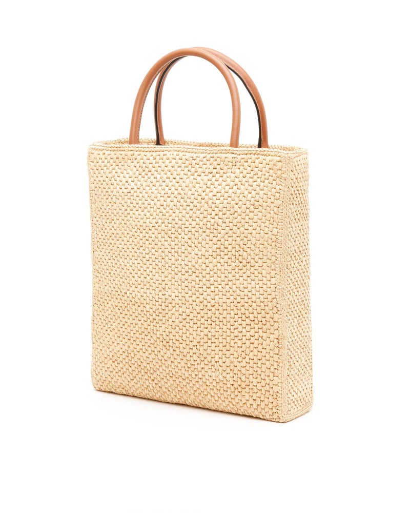 Vintage Loewe A4 Raffia Tote Bag - SB001506