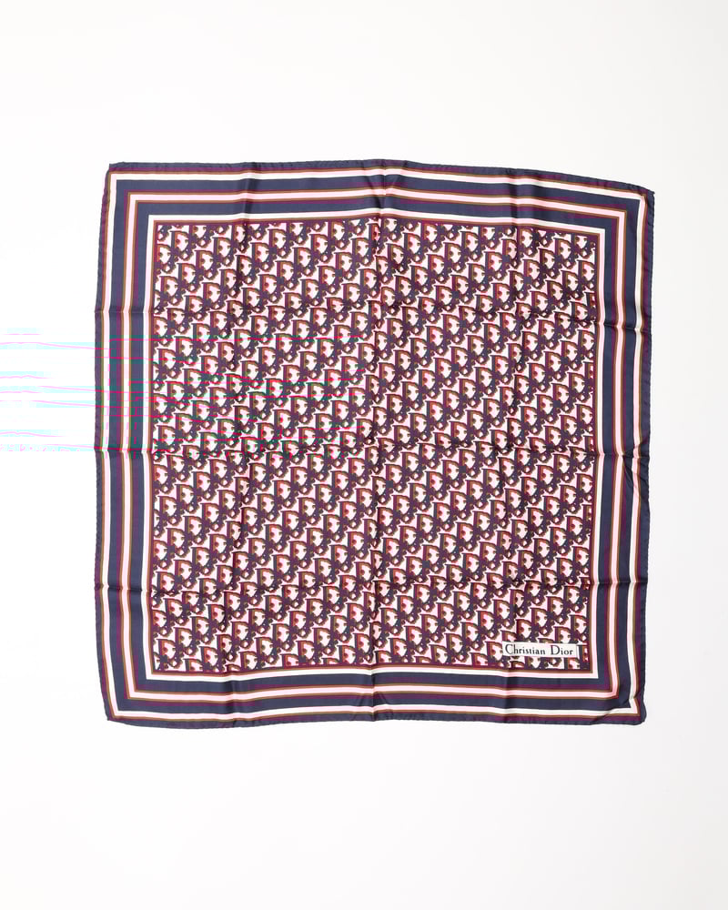 Vintage Christian Dior 70 Trotter Silk Scarf - 845-28720