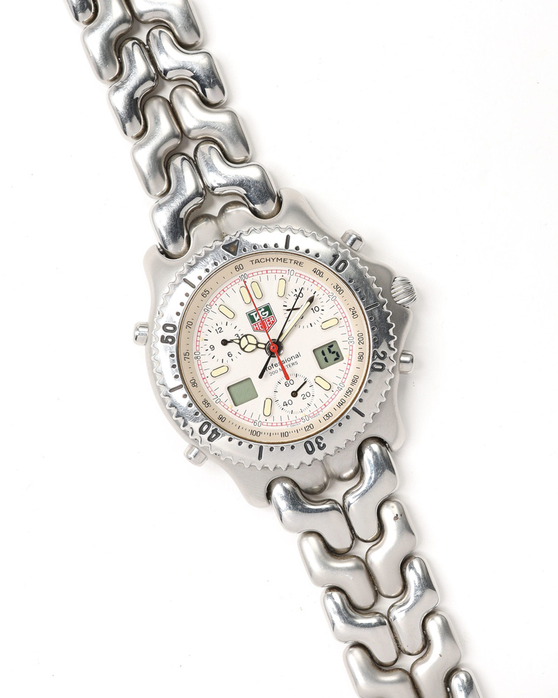 Vintage Tag Heuer Chronograph SEL 38mm Watch - 846-44383