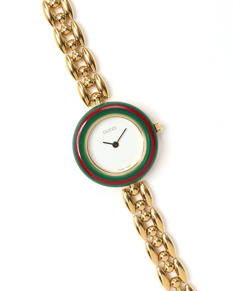 Vintage Gucci Change Bezel 26mm ca 1997 Full Set Uhr - A Retro Tale