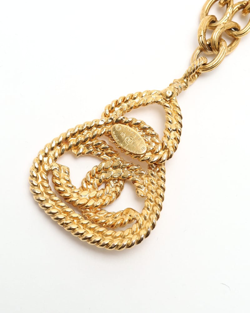 Vintage Chanel Coco Mark Necklace - 839-34222