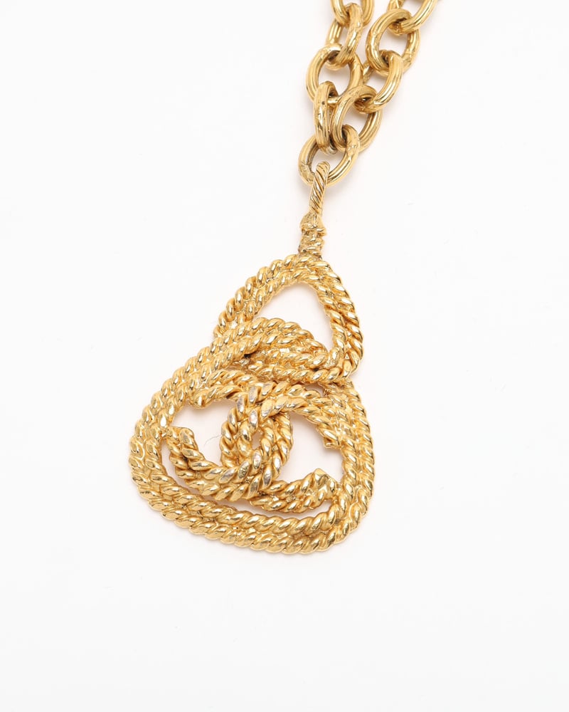 Vintage Chanel Coco Mark Necklace - 839-34222