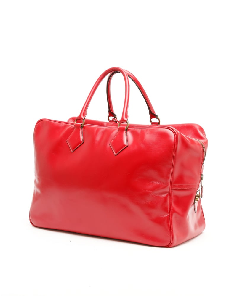 Vintage Hermès Box Plume 45 Weekend Bag - 2250007182959