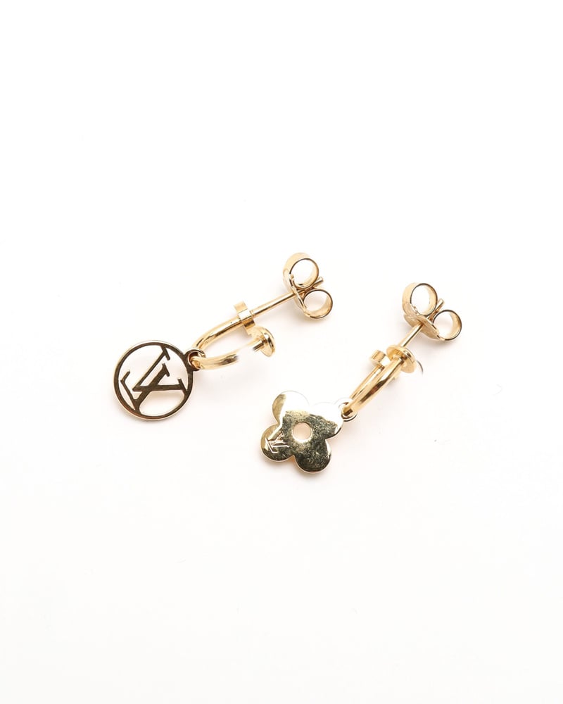 Vintage Louis Vuitton Icon Blooming Earrings - A4038290