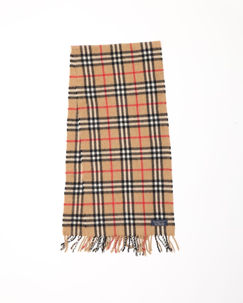 Vintage Burberry Nova Check Kaschmirschal - A Retro Tale