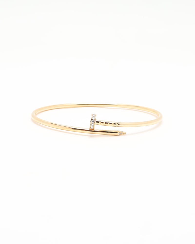 Vintage Cartier Juste un Clou Bracelet Small with Diamonds - WZ597454