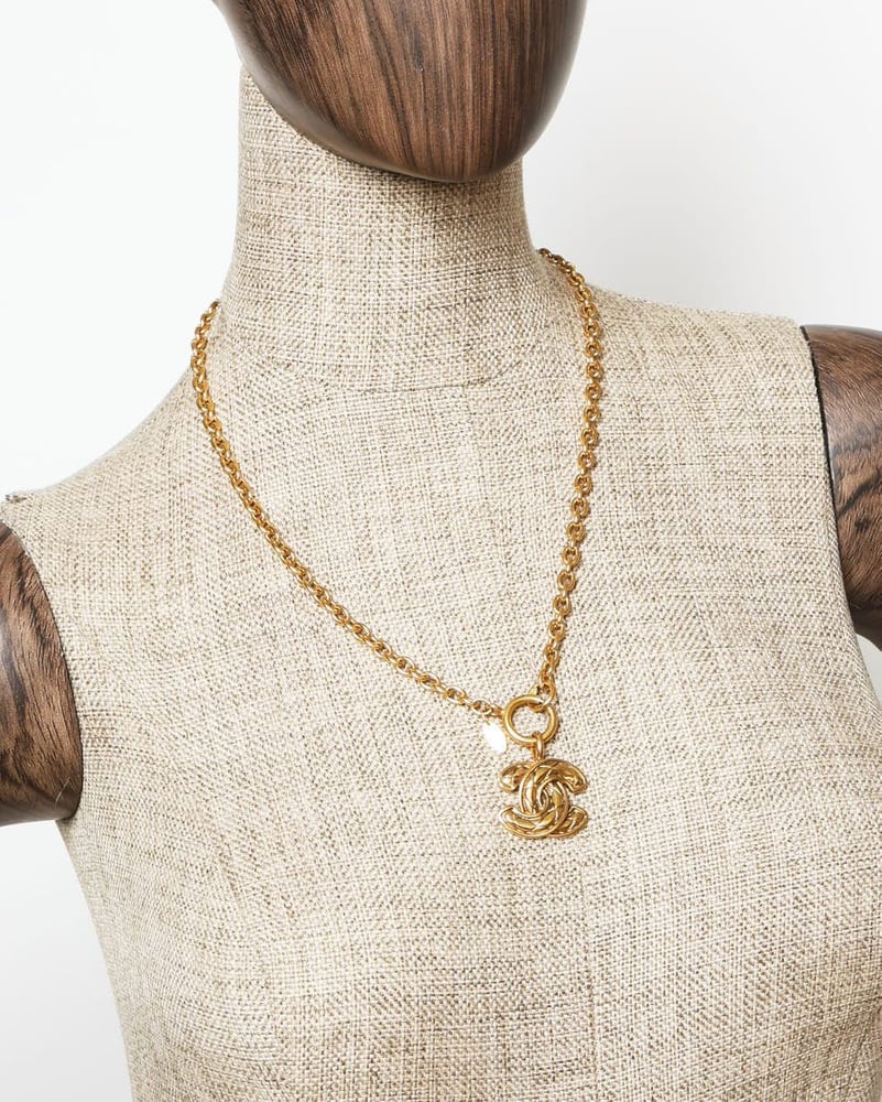 Vintage Chanel Coco Mark Necklace - 846-32613