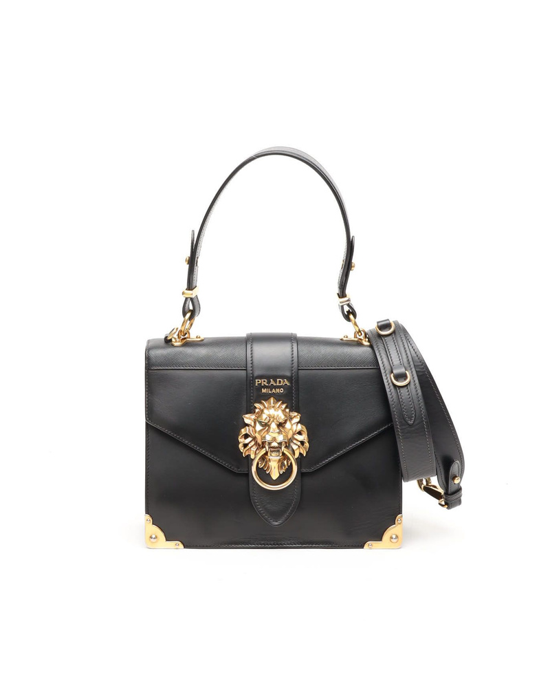 Vintage Prada Cahier Lion Head Limited Edition Bag - WZ599047