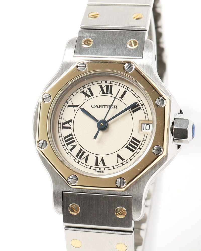 Vintage Cartier Santos Octagon 25mm Watch Ref. 187903