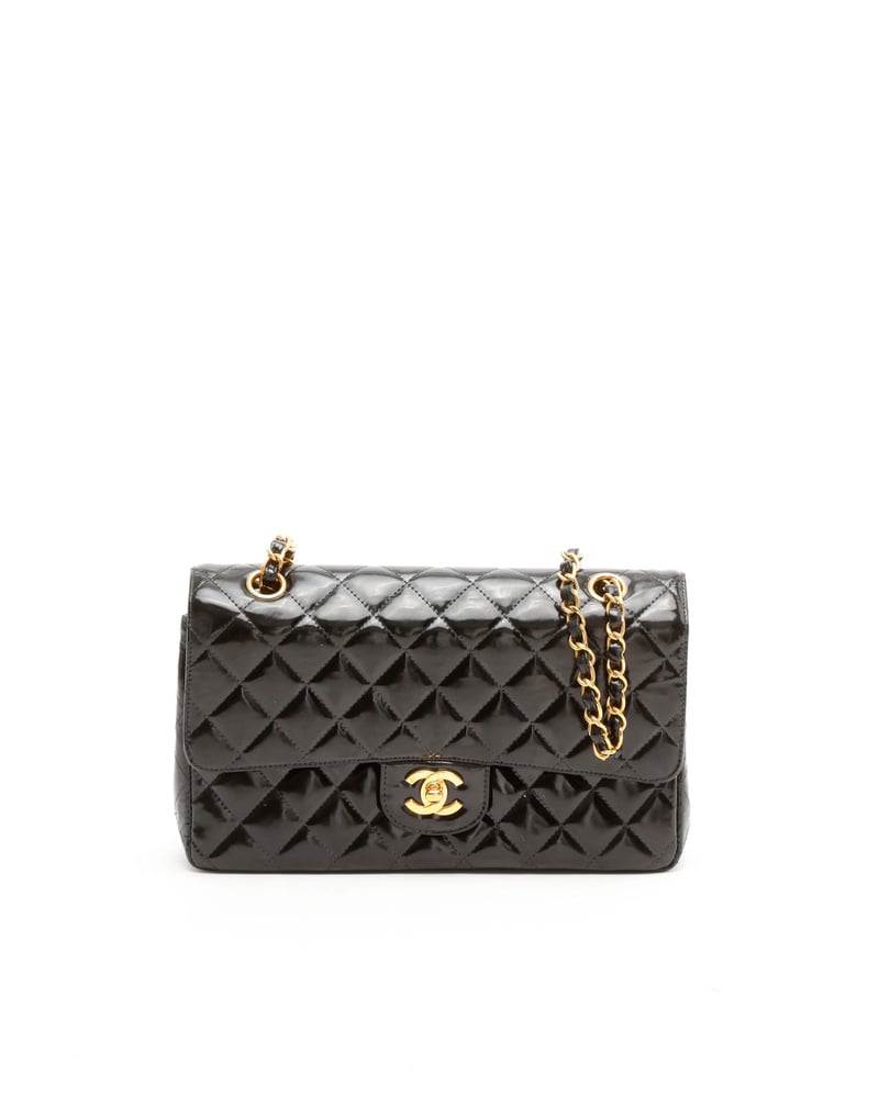 Vintage Chanel Classic Medium Patent Double Flap Bag - WZ604186