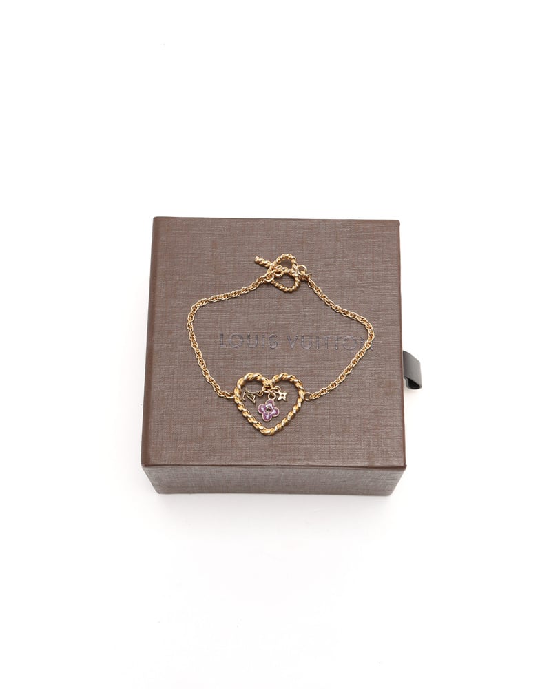 Vintage Louis Vuitton Sweet Monogram In My Heart Bracelet - 847-41938