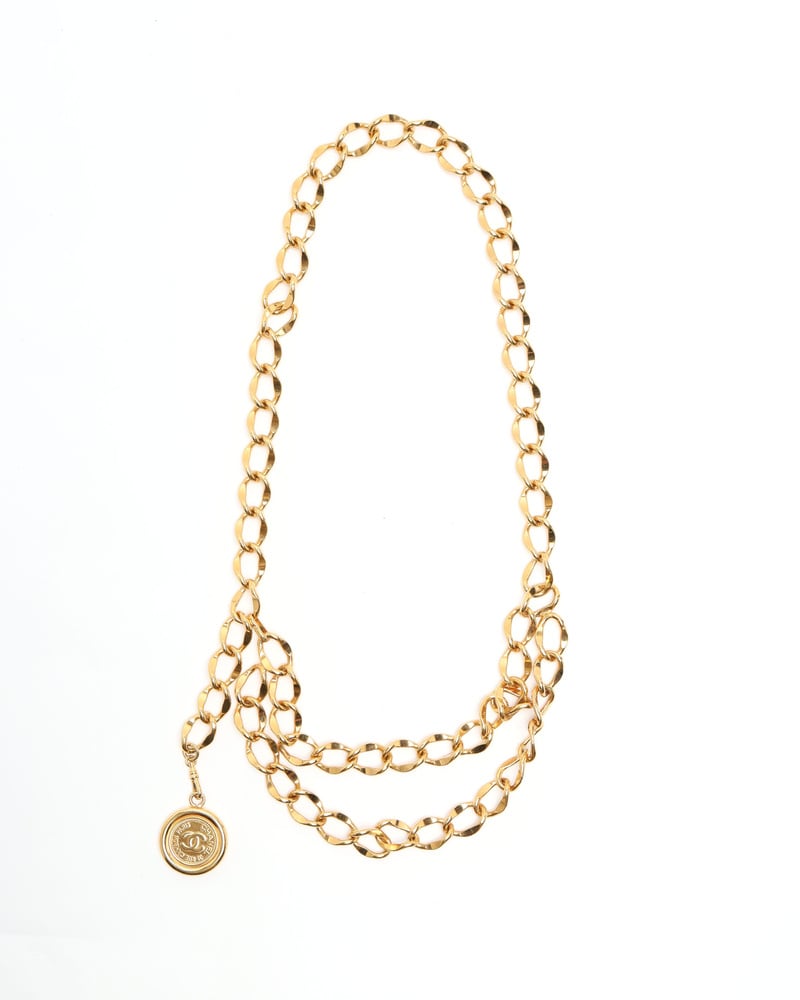 Vintage Chanel Chain Belt Gold-Tone - 845-46061