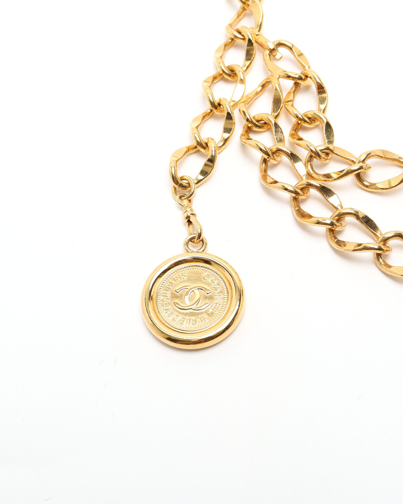 Vintage Chanel Chain Belt Gold-Tone - 845-46061