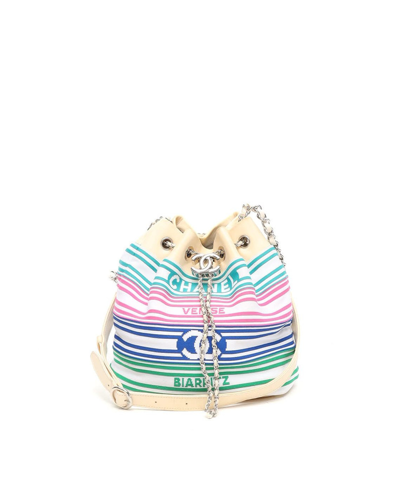 Vintage Chanel Venise Biarritz Bucket Bag - 847-24188
