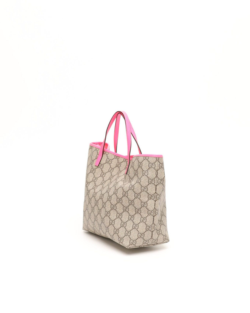 Vintage Gucci GG Supreme Kids Heart Tote Bag - K25121728118