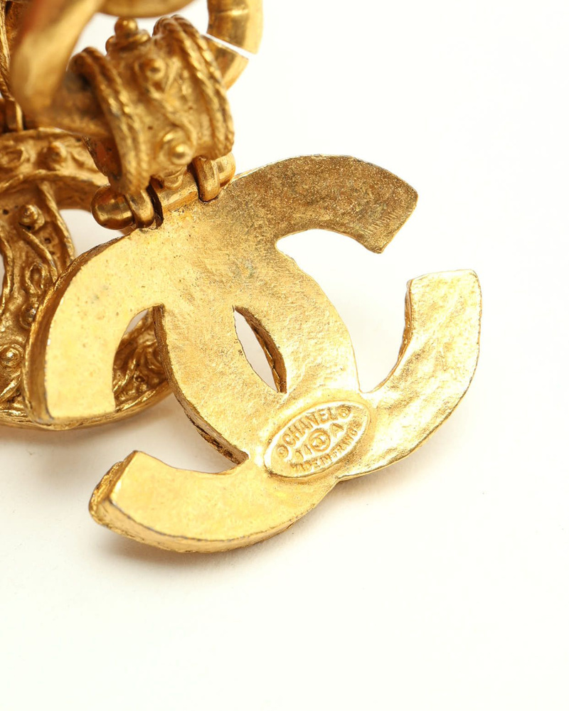 Vintage Chanel CC Bell Charm Bracelet - 849-26421