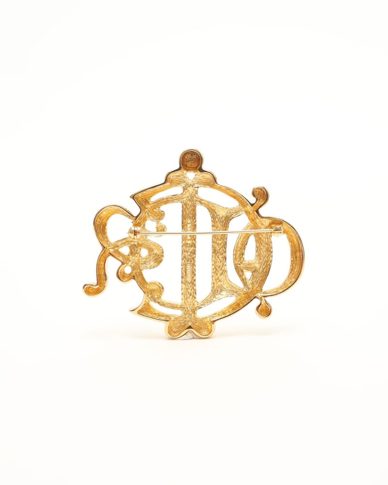 Vintage Christian Dior Dior Logo Brooch - 850-24971