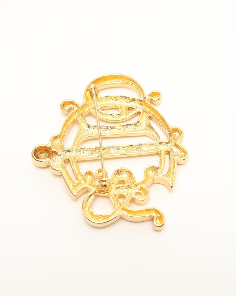 Vintage Christian Dior Dior Logo Brooch - 850-24971