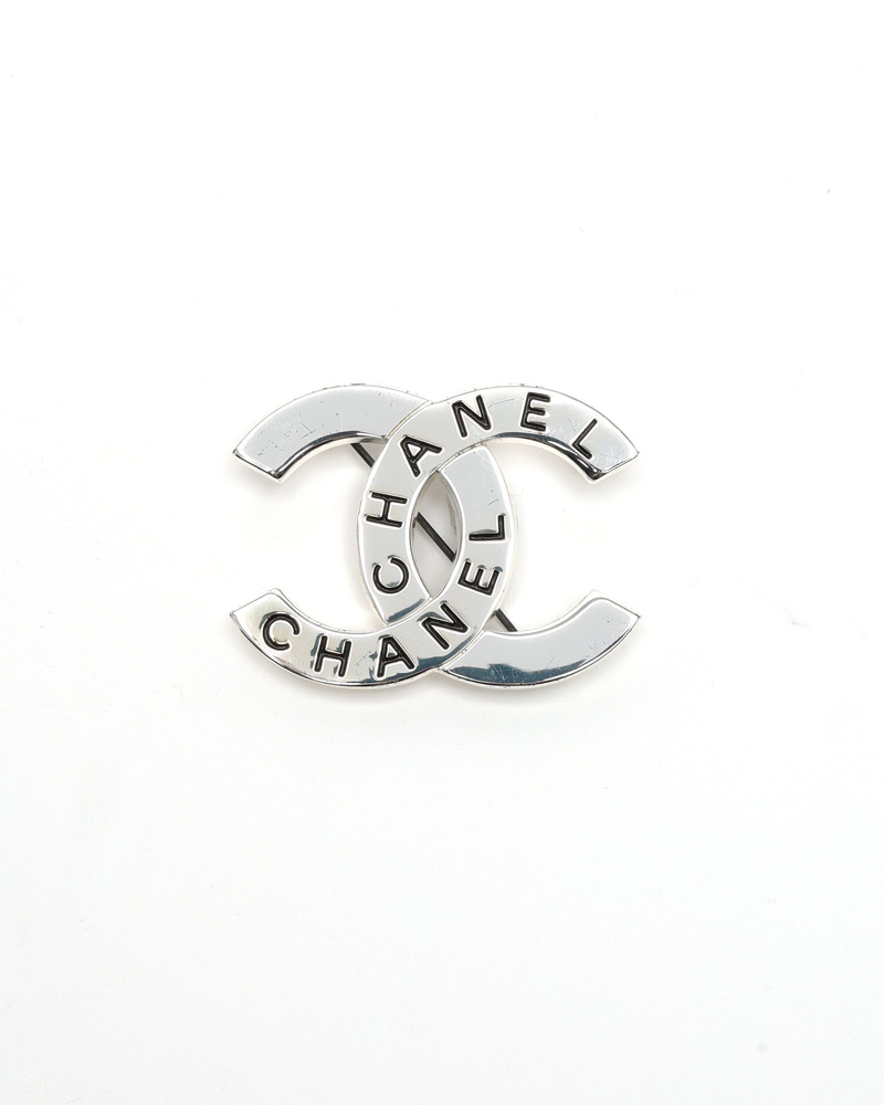 Vintage Chanel Coco Mark Logo Brooch - A4125871