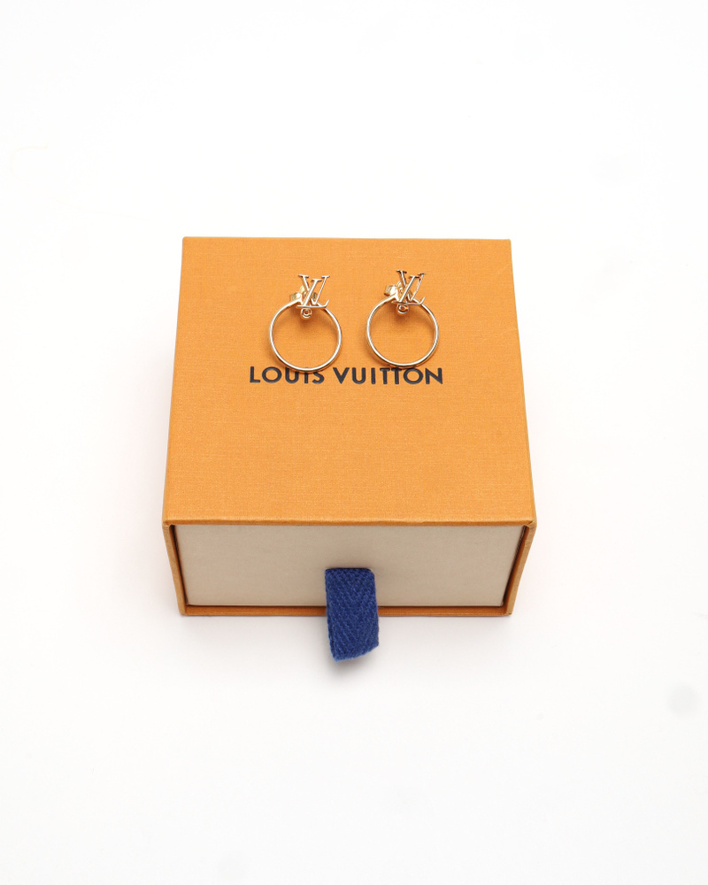 Vintage Louis Vuitton LV Hoop Earrings - A4158351