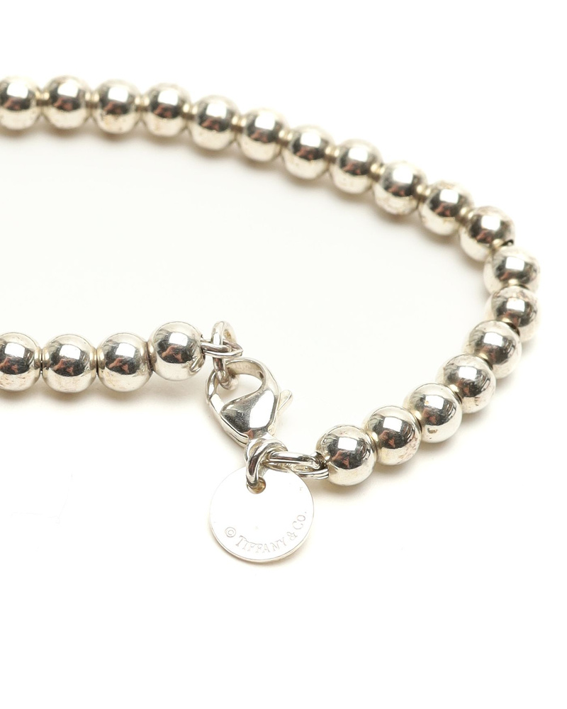 Vintage Tiffany & Co Return To Tiffany Heart Bead Silver Bracelet - 859 ...